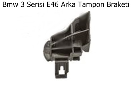 Bmw 3 Serisi E46 Arka Tampon Braketi 51128195321