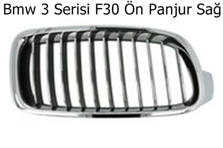 Bmw 3 Serisi F30 Ön Panjur Sağ 51137263482