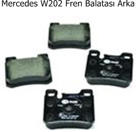 Mercedes W202 Fren Balatası Arka 0024200020