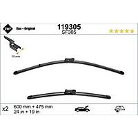 GOLF- 5-04/09 ÖN SİLECEK TAKIMI 2 ADET ORJİNAL SWF MARKA 600CM 47,50CM ...