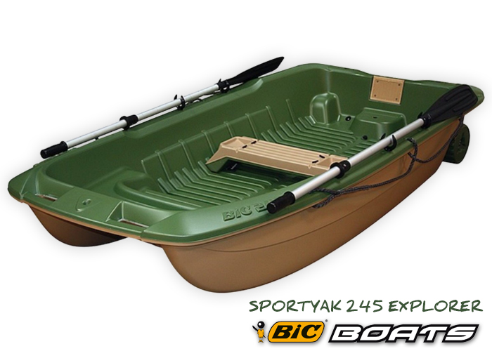 BIC SPORTYAK 245 EXPLORER (GREEN/BEIGE) « BIC« Kanolar « Deniz Marketi ...