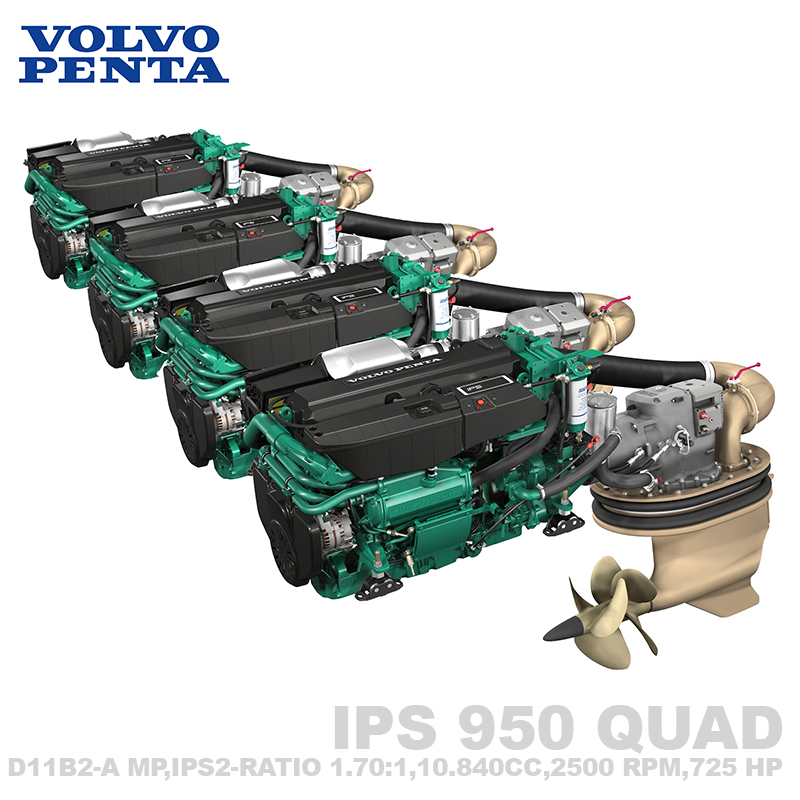 VOLVO PENTA IPS 950 (QUAD) « VOLVO PENTA« İçten Takma Dizel Motorlar ...