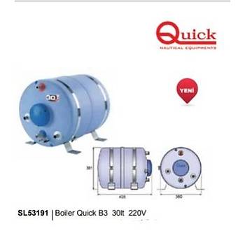 BOILER QUICK B3 30lt 220v « QUICK« Boiler « DenizMarketiyiz - Antalya ...