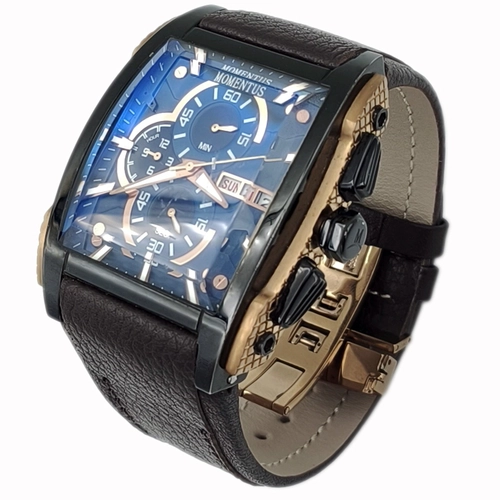 Momentus TM262 Hakiki Deri Saat Kayışı Özel El Yapımı Üretim