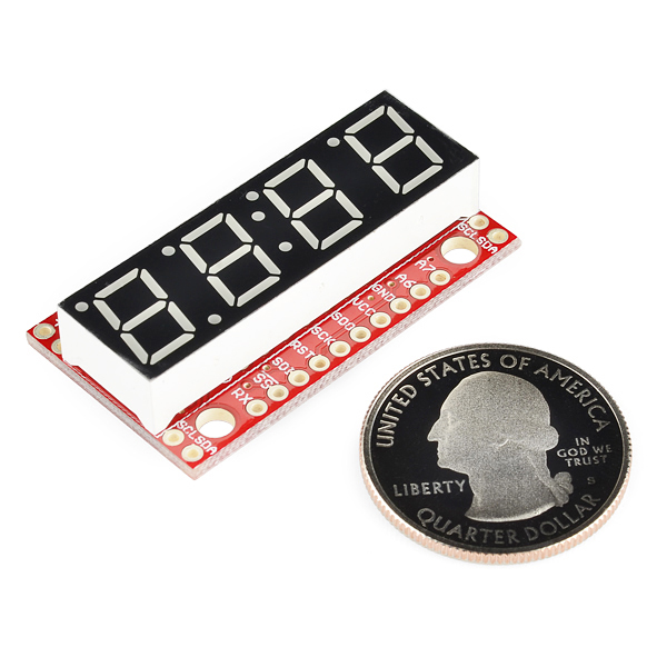 SparkFun 7-Segment Seri Display - Mavi - Uygun Fiyata Satın Al! | DomiRobot.com