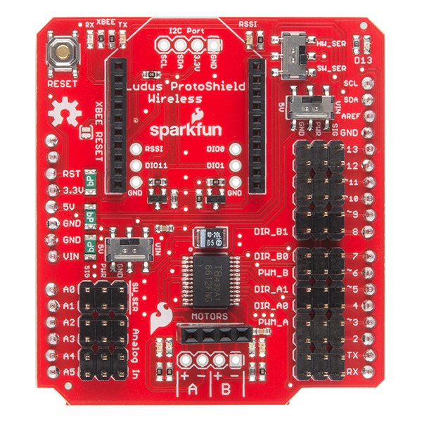 SparkFun Motor Sürücülü Xbee Shield - Ludus Protoshield Wireless - Uygun Fiyata Satın Al ...