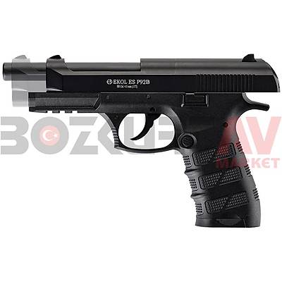 En ucuz Ekol ES P92B Siyah Blowback Havalı Tabanca (Ultimate Combo) Bozkurtav.com'da..