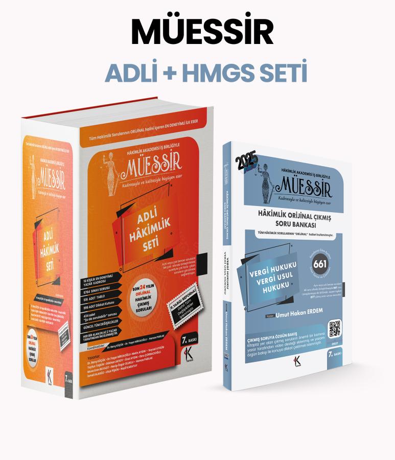 Müessir Adli Hâkimlik + HMGS Seti 2025
