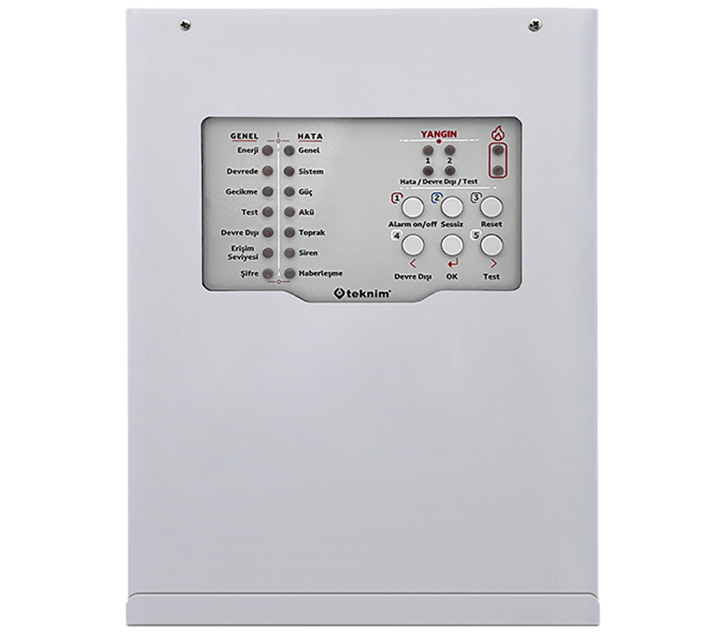 Teknim TFP-3124 4 Bölgeli Konvansiyonel Yangın Alarm Paneli