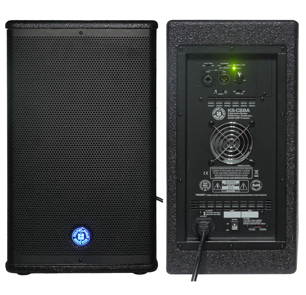 Topp Pro KS-CS 8A 8'' 2 Yollu Aktif Kabin Hoparlör