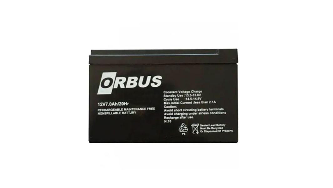 Orbus 12V 7Ah Kuru Akü
