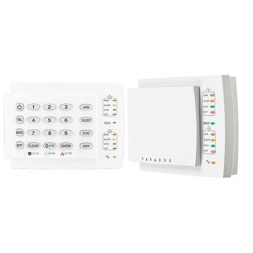 Paradox K10V Kablolu LED Keypad (Yatay)