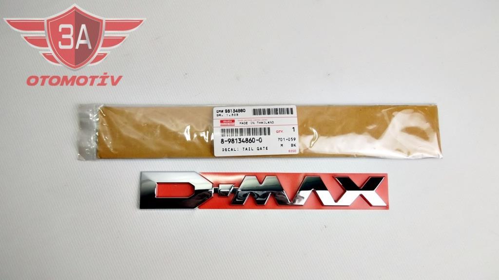 Isuzu D-Max Yazısı Kasadaki « 3A Otomotiv | Isuzu Yedek Parca