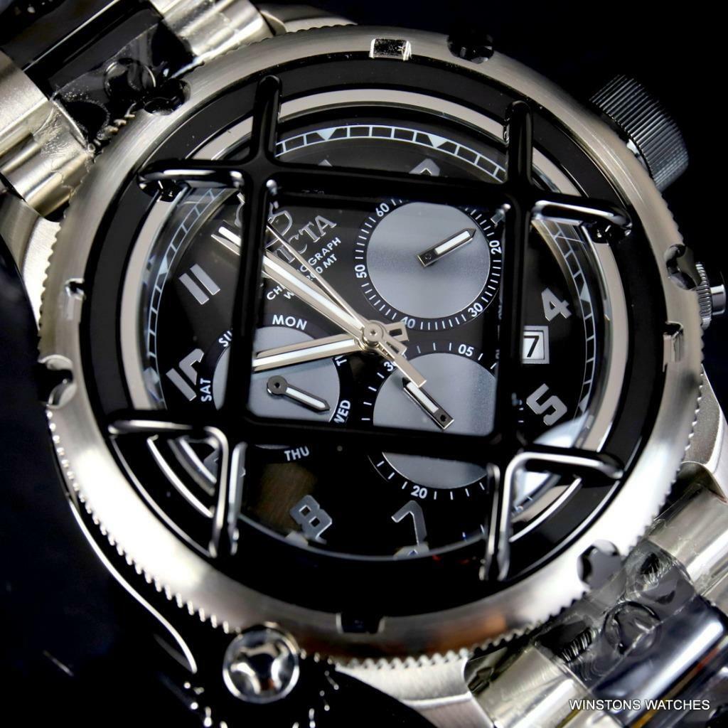 Invicta Russian Diver Nautilus Cage Black Chronograph Erkek Kol Saati ...