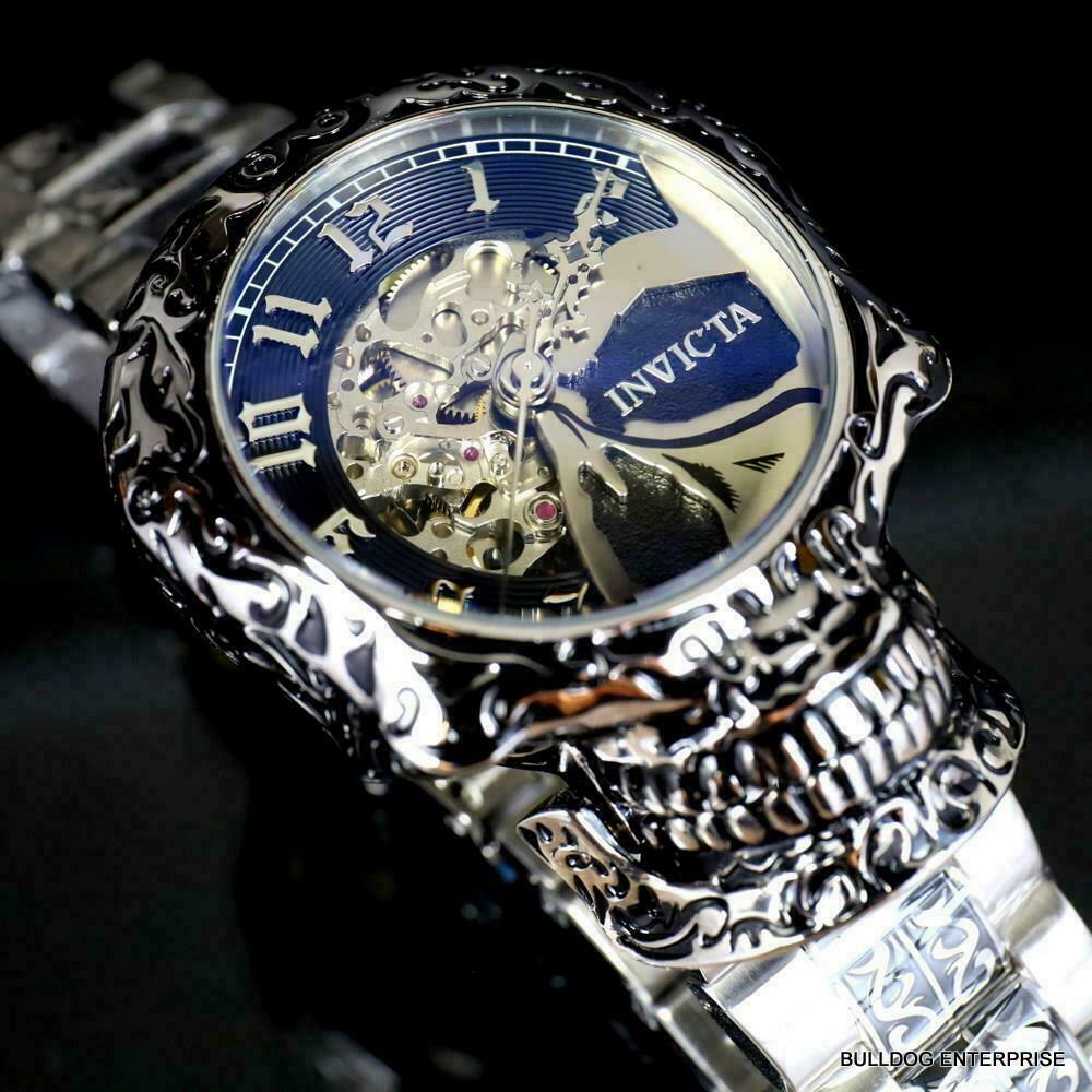 Invicta Artist Skull Automatic Skeletonized 50mm Erkek Kol Saati ...