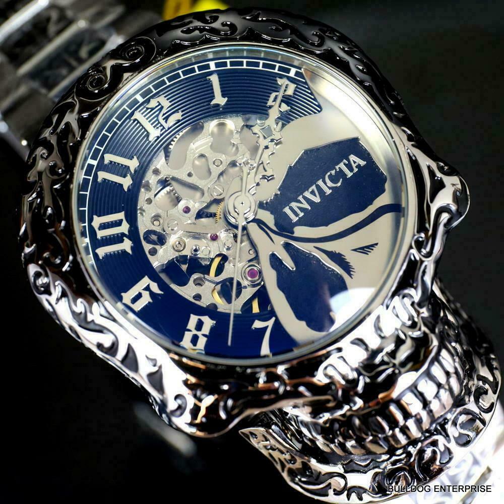Invicta Artist Skull Automatic Skeletonized 50mm Erkek Kol Saati ...