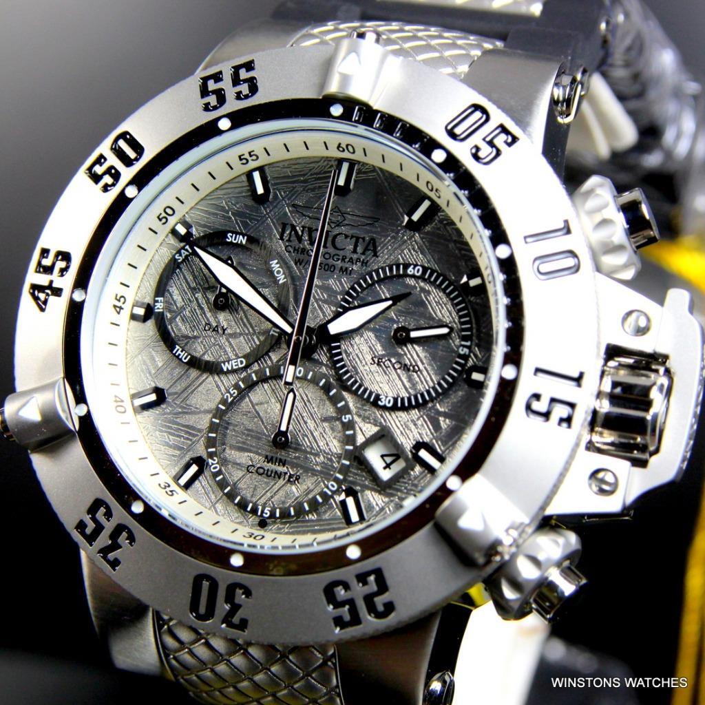 Invicta Subaqua Noma III Meteorite Swiss Mvt Chronograph Black 50mm ...