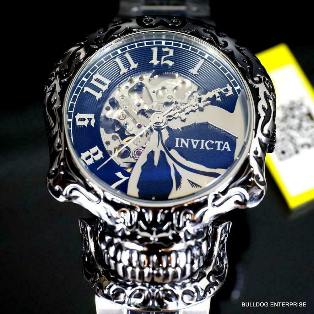 Invicta Artist Skull Automatic Skeletonized 50mm Erkek Kol Saati ...