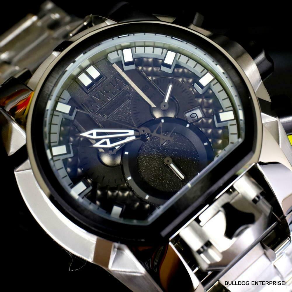 Invicta Reserve Bolt Zeus Magnum Black Swiss Made 52mm Erkek Kol Saati ...