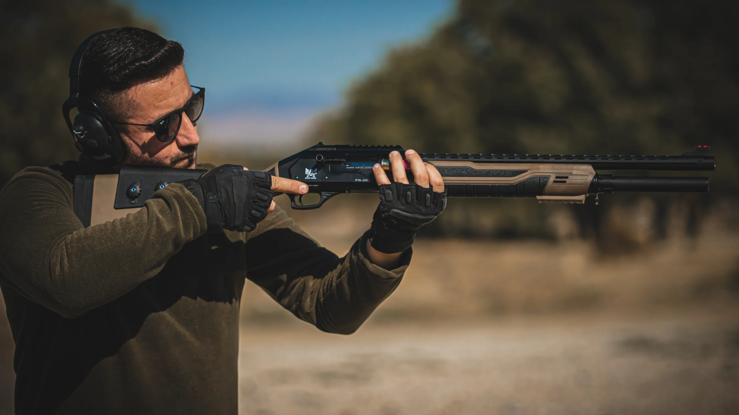 Axor Arms FS-PRO + Çöl Siyah Kırma Katlanabilir Otomatik Av Tüfeği ...