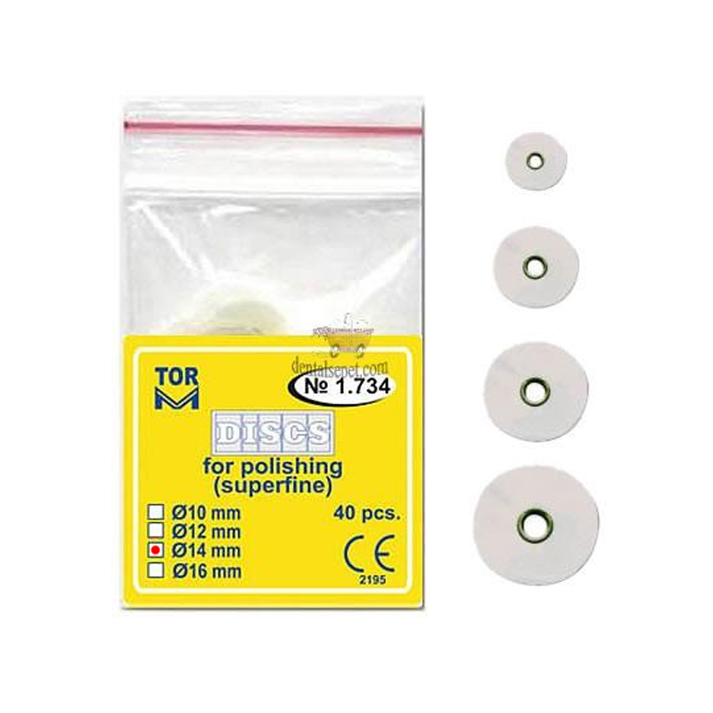TOR Kompozit Parlatma Diski Refil Beyaz No:1734 - 14 mm « Dentalsepet.com