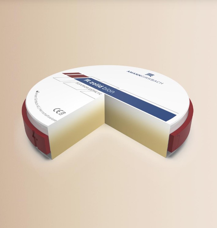 AMANN GIRRBACH Zolid Bion Multilayer Zirkonya Disk 98x16 F ...