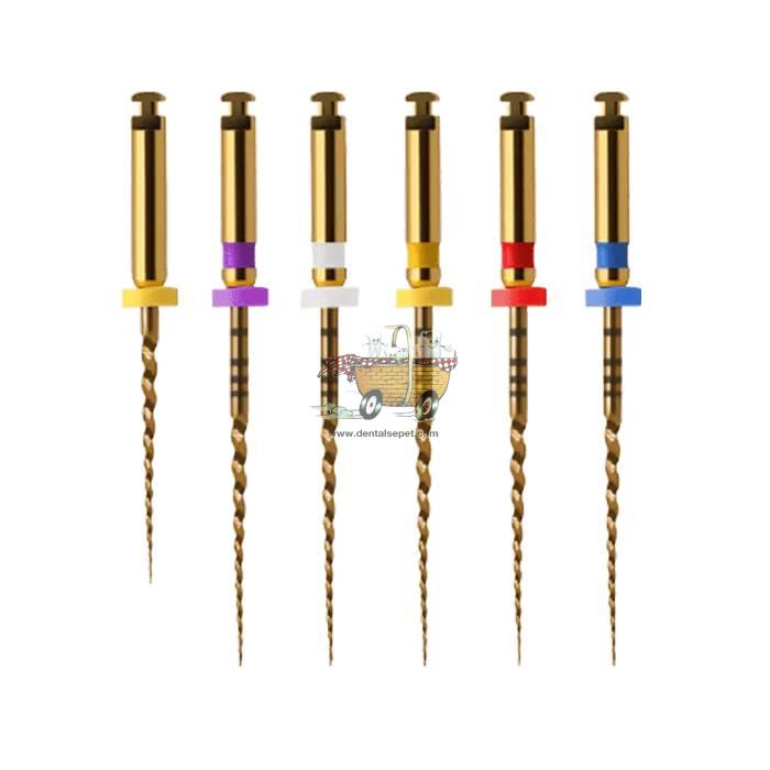 DENCO Endomotor Eğesi Gold F Serisi D-Super Files 6Ad/Paket ...