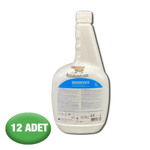 ECOLAB Derclean %60 Alkollü Hızlı Yüzey Dezenfektanı 12*1 lt ...