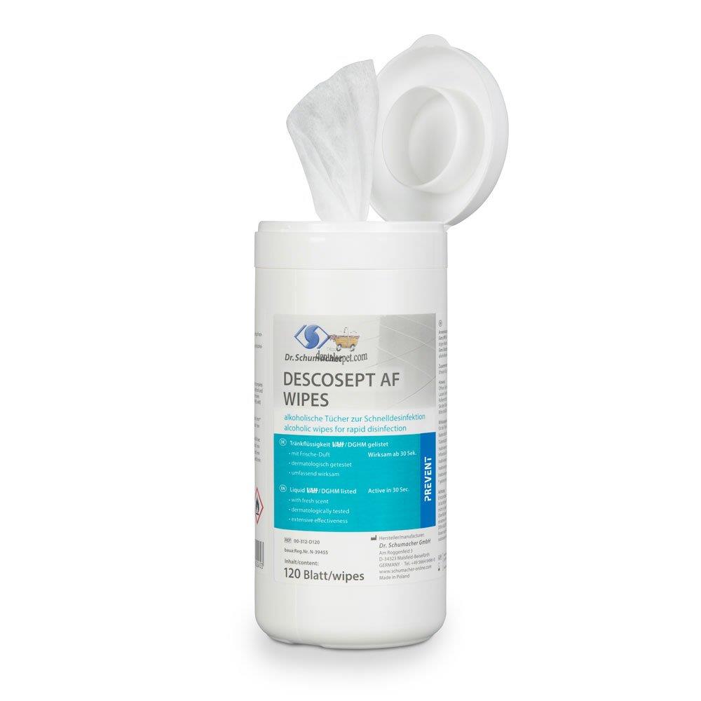 SCHUMACHER Descosept AF Alkolü Dezenfektanlı Mendil « Dentalsepet.com