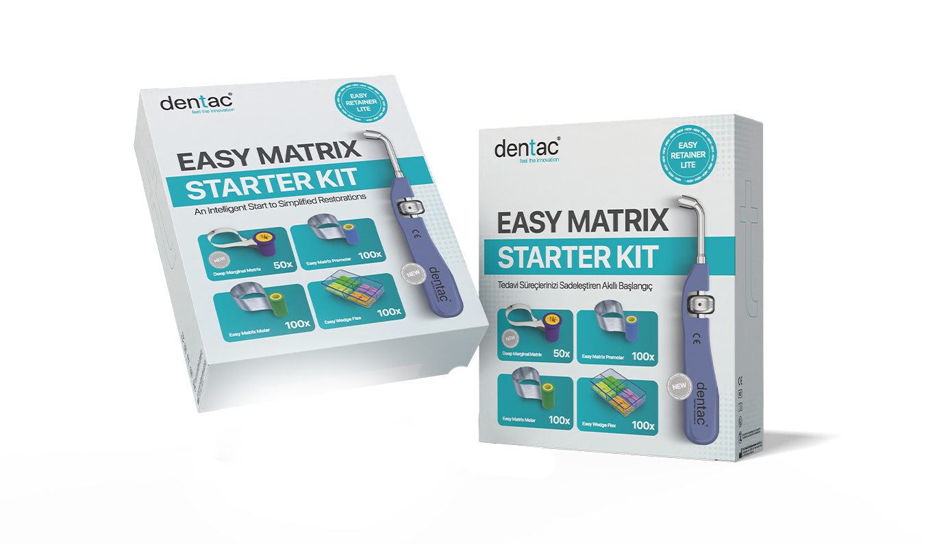 DENTAC Easy Matrix Starter Kit - Tabanca + 5 Kutu Matrix Bandı + ( 50 ...