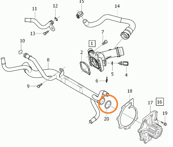 Volvo Arka Su Borusu Uç Oringi 976045 « Özzey Otomotiv / Volvo Yedek ...