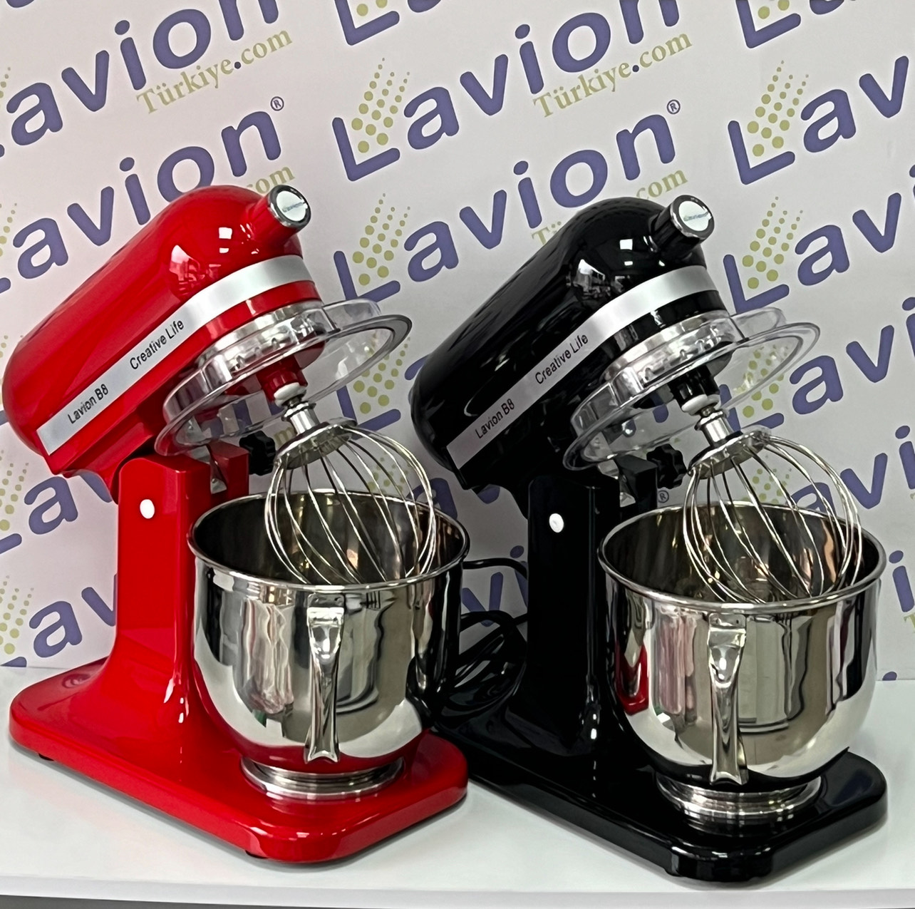 Lavion B8 8 Litre Hız Kontrollü Stand Mikser Siyah