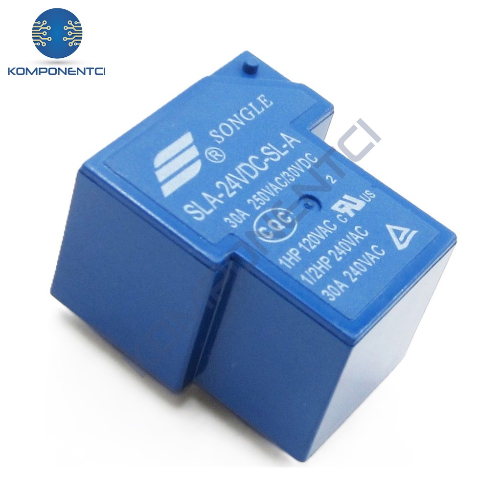 Songle 24V 30A 5 Pin Röle SLA-24VDC-SL-A ( T90 Relay ) | Komponentci