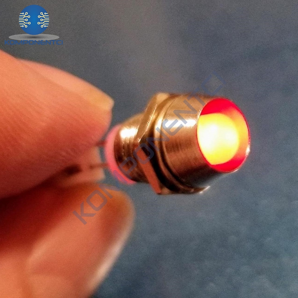 IC-224 Led Soketi 5mm Metal | Komponentci