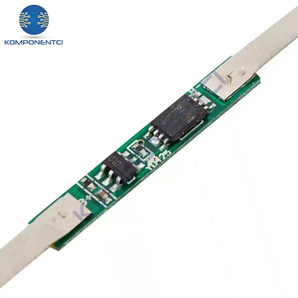 1S 3A BMS 18650 Lityum Pil Şarj Koruma Devresi Nikelli | Komponentci