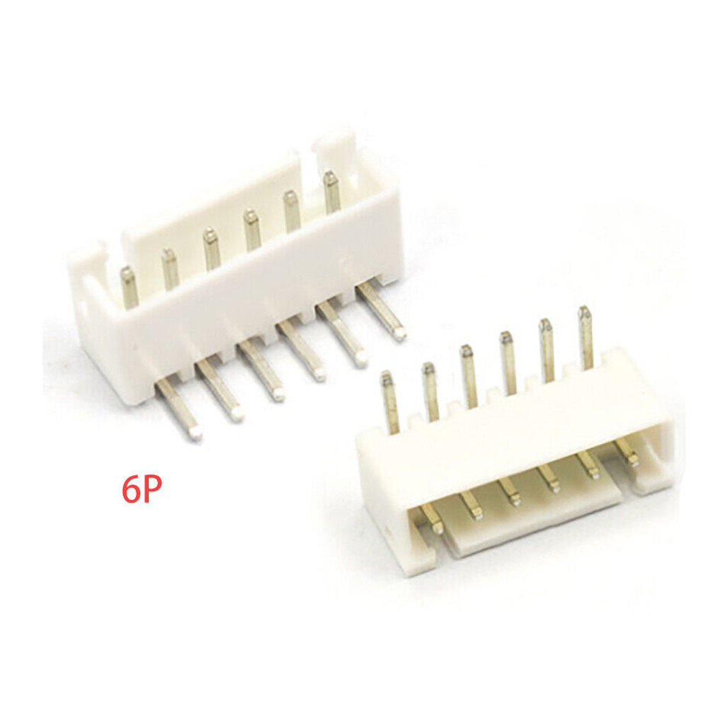 JST-XH 2.54mm Soketli 6 Pin Eğik Tunik Konnektör | Komponentci