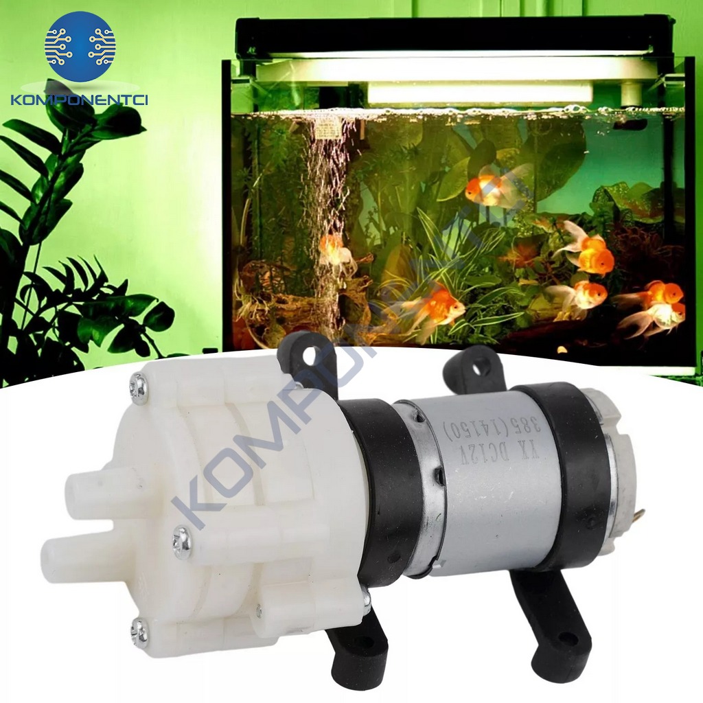 R385 DC 6-12V Mini Akvaryum Ve Su Pompası | Komponentci