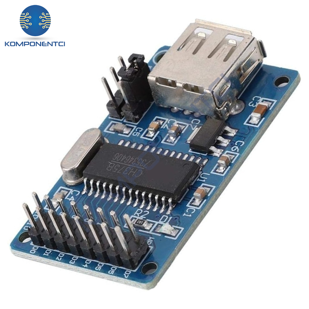 CH376S USB Modül - USB Bellek Okuyucu ve Flash Disk Desteği I Komponentci