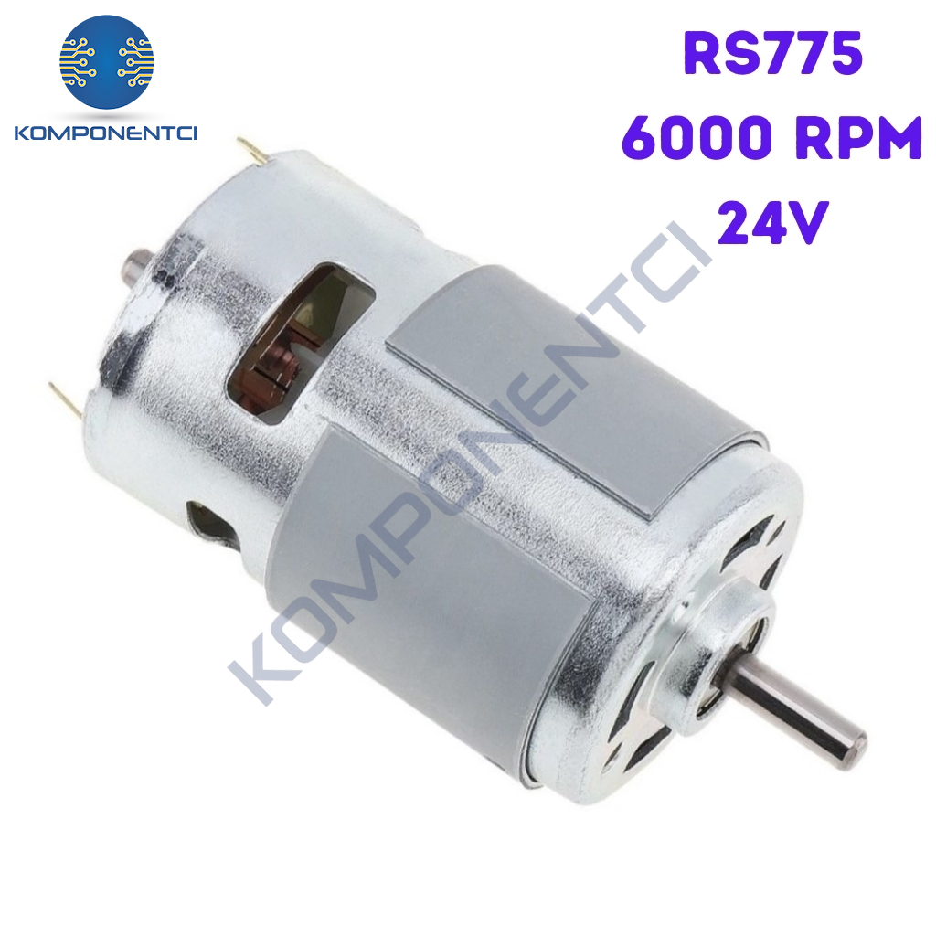 RS775 Dc Motor 24V 6000Rpm | Komponentci