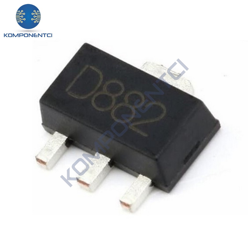 2SD882 SOT-89 3A 40V NPN Transistör | Komponentci