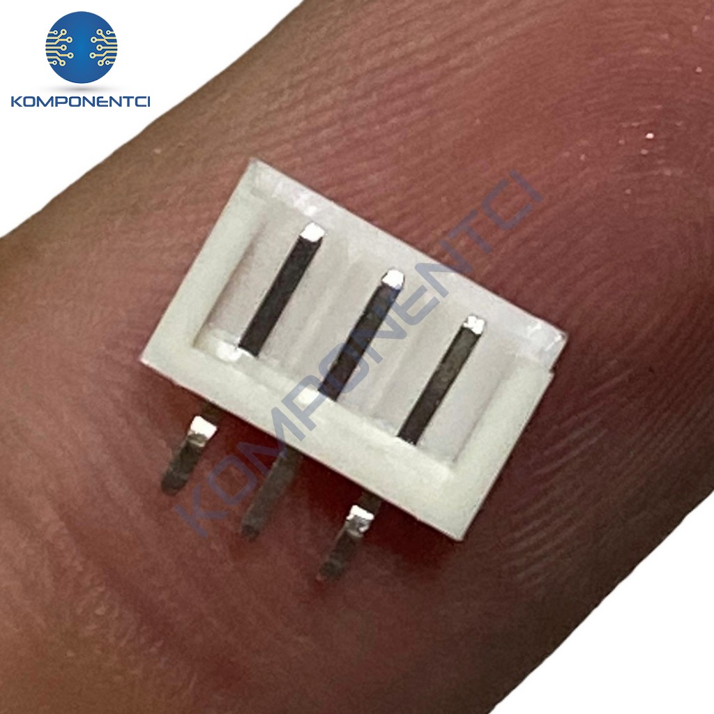 3 Pin JST-EH 2.5mm Düz Konnektör Erkek B3B-EH-A(LF)(SN) | Komponentci