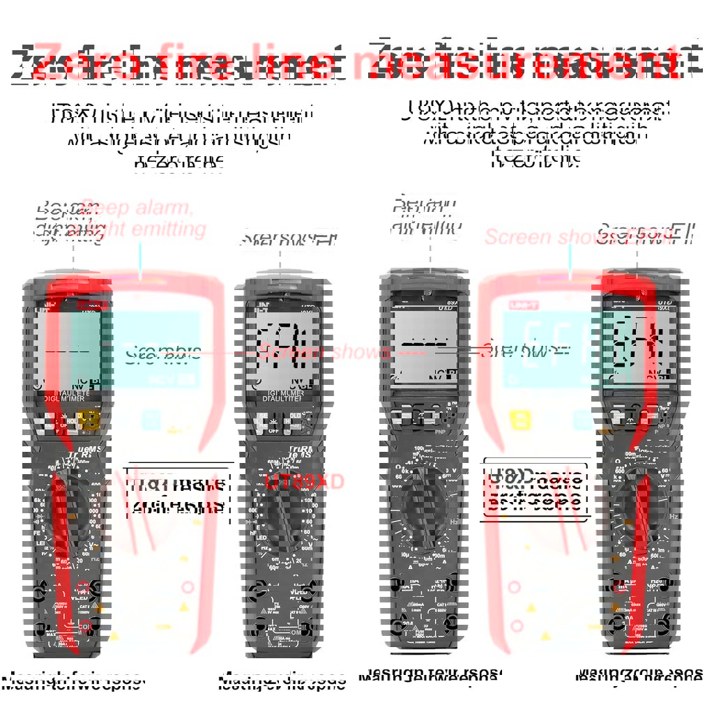 Unit UT89XD Çok Fonksiyonlu Dijital Multimetre | Komponentci