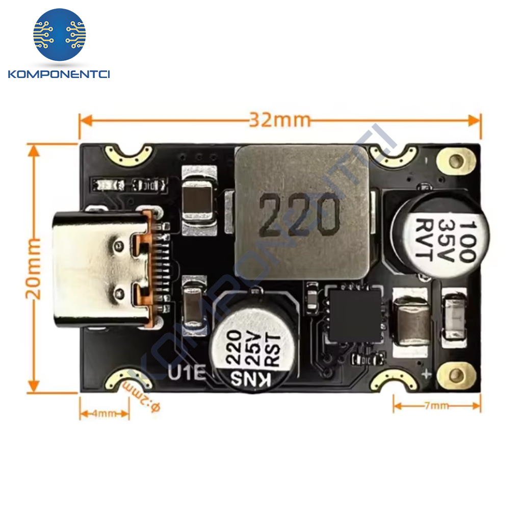 PD65W Type-C Hızlı Şarj Modülü I Komponentci