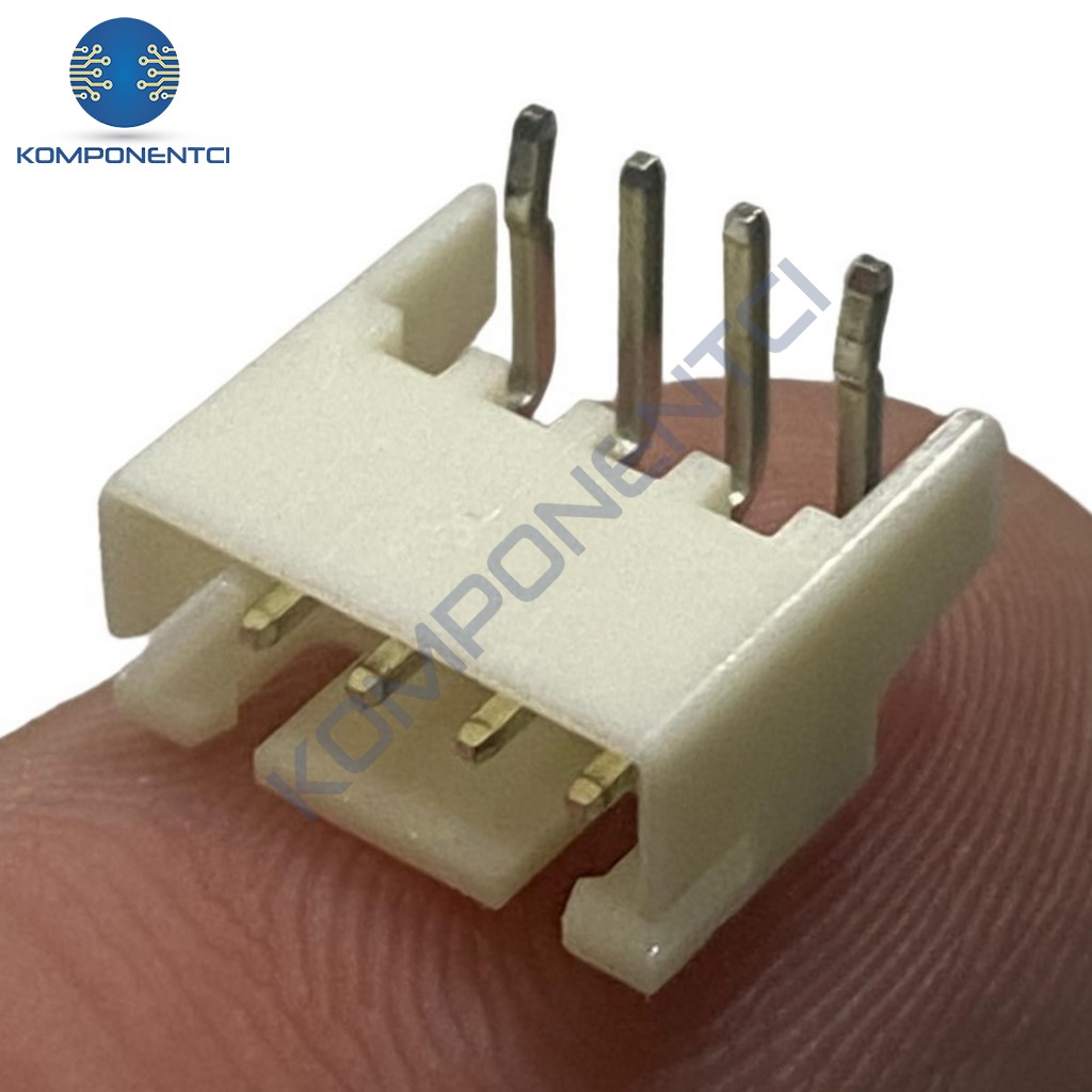 4 Pin JST S4B-XH-A (LF)(SN) 2.5mm 90C Konnektör | Komponentci