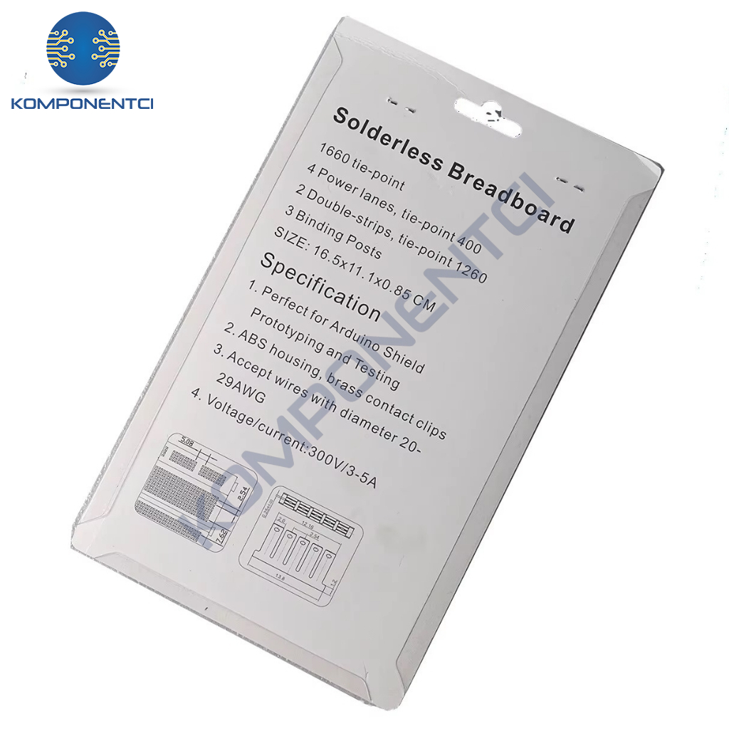 MB-104 1660 Pin Büyük Boy Breadboard | Komponentci