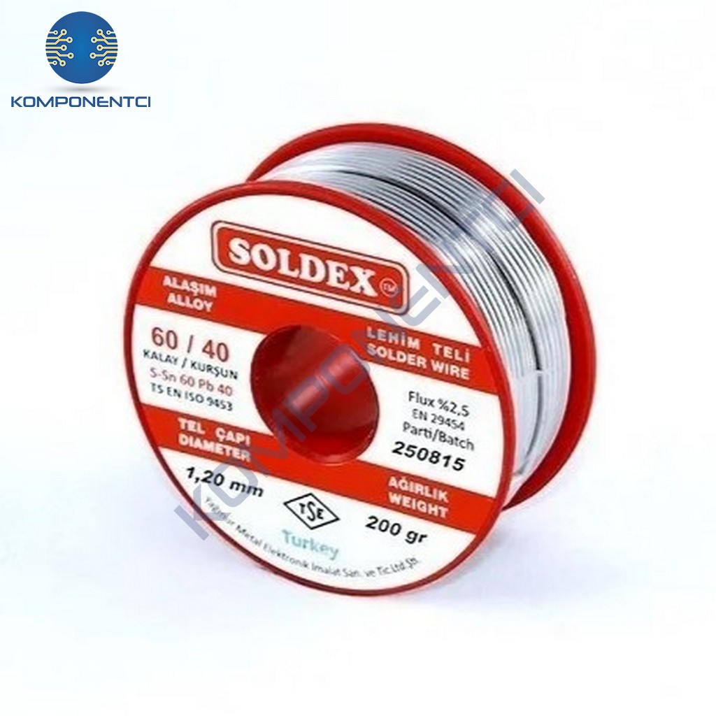 1.2mm 200 gr Soldex Lehim Teli | Komponentci