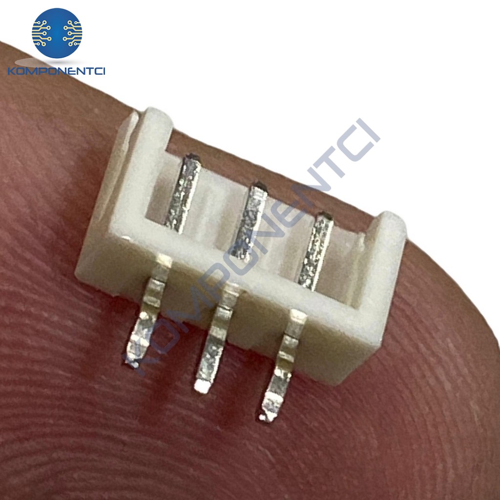 3 Pin JST-EH 2.5mm Düz Konnektör Erkek B3B-EH-A(LF)(SN) | Komponentci