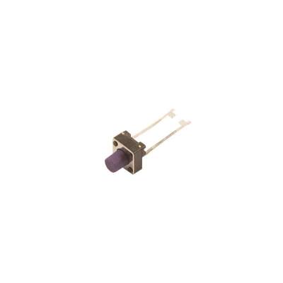 6X6X7mm 2 Pinli Uzun Bacaklı Mor Tact Switch | Komponentci