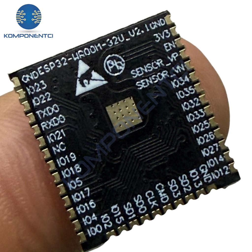 ESP32 WROOM 32U Wifi Bluetooth Modülü I Komponentci
