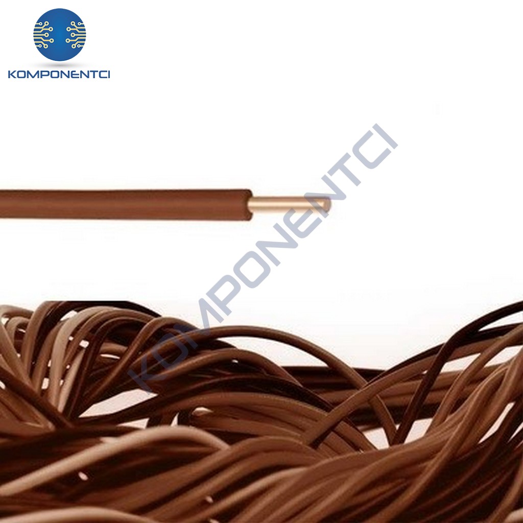 Öznur HO7Z1-K Kahverengi 1,5 NYA Kablo 1 Metre | Komponentci
